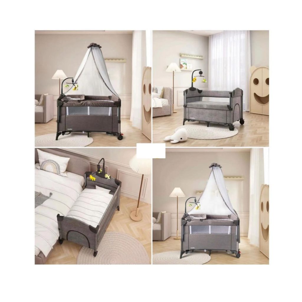 تخت و پارک کنار بازشو و گهواره شو کیدیلو kidilo p02 - فروشگاه سیسمونی روژان