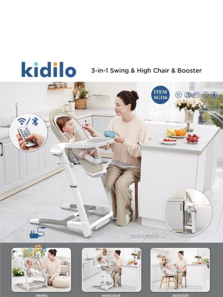 صندلی غذا تاب شو مدل SG116 کیدیلو kidilo - فروشگاه سیسمونی روژان